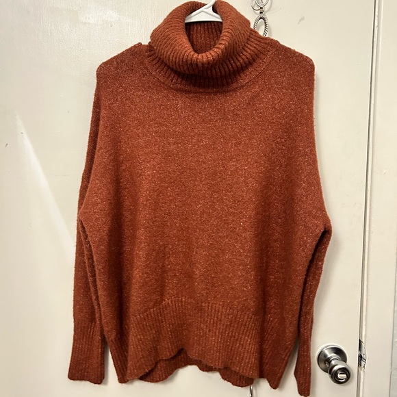 William Rast | Sweaters | William Rast Burnt Orange Turtleneck Sweater ...